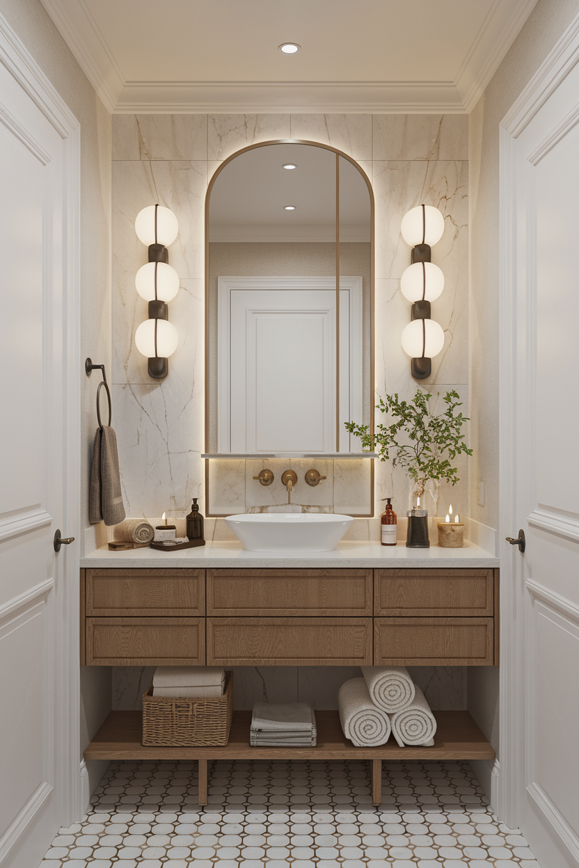 16 Easy and Elegant Bathroom Countertop Ideas