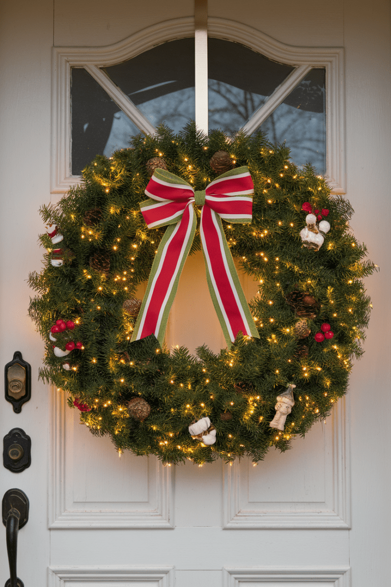 Stunning Christmas Wreath Ideas to Brighten Your Front Door