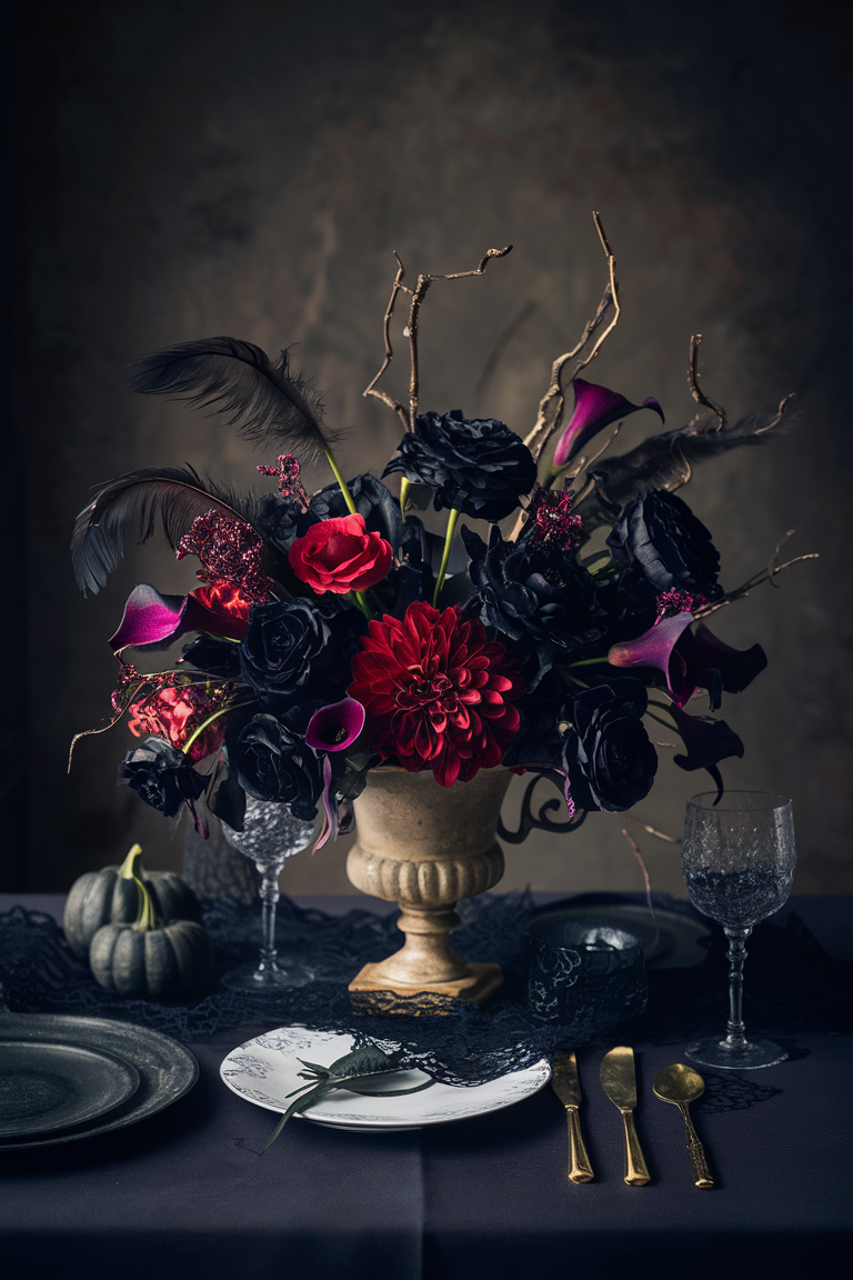 Spooky Halloween Table Centerpiece Ideas for Your Party